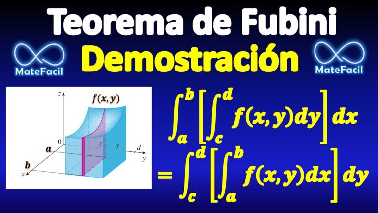 Descubre todo sobre el Teorema de Fubini y su importancia en las ...