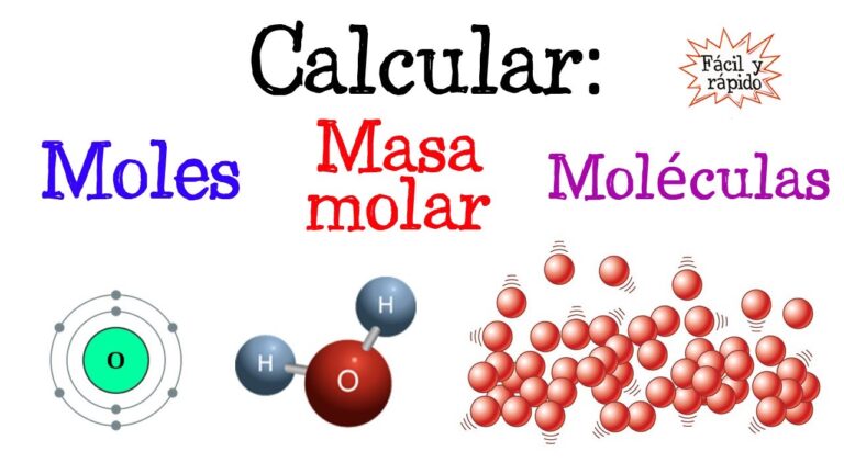 Mol, masa molar y volumen molar: todo lo que necesitas saber para ...